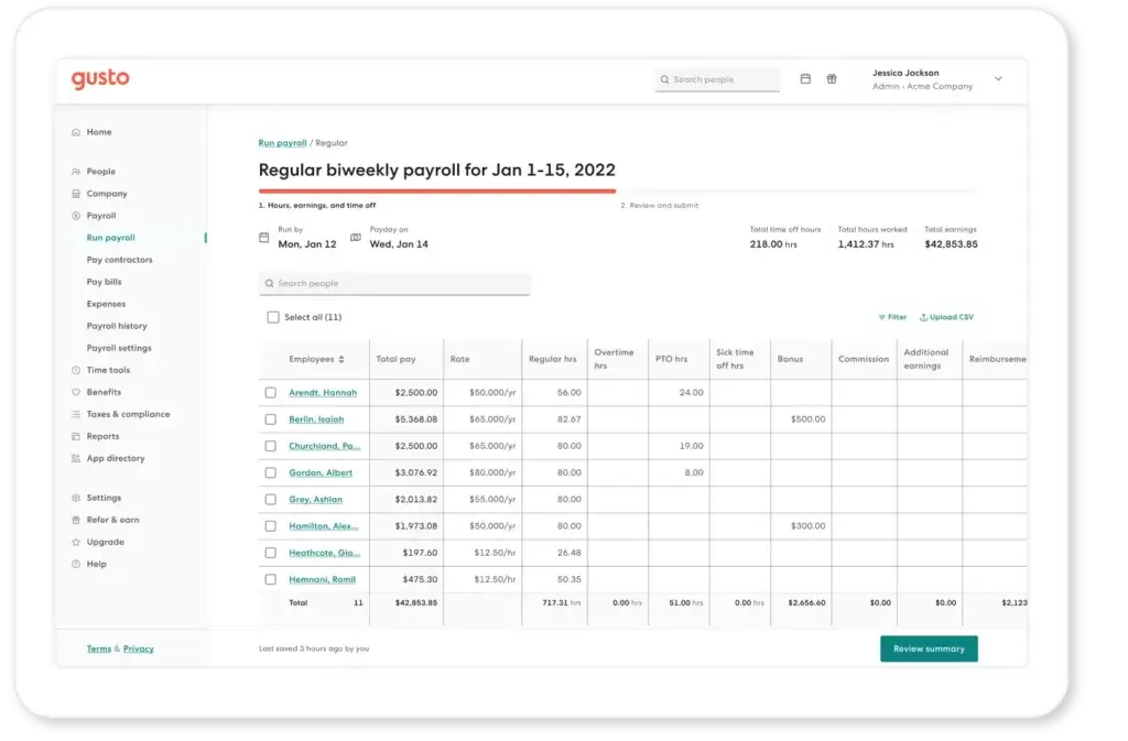 Gusto Review 2026: Payroll, Benefits, and HR